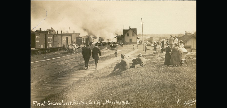 Wayback Wednesday: Gravenhurst Train Station fire, 1912 - South Muskoka ...