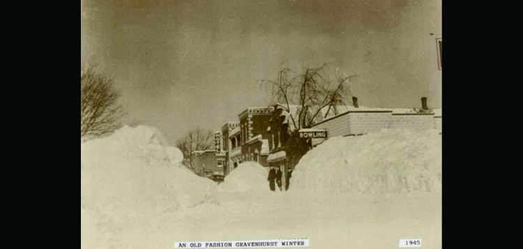 Wayback Wednesday: Gravenhurst snowstorm, 1945 - South Muskoka Doppler