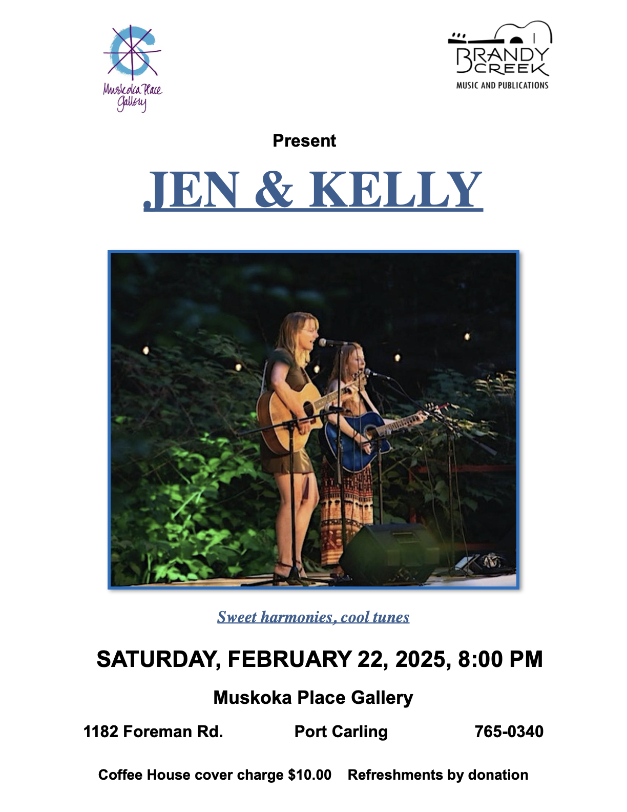 Jen & Kelly at the Company of Good Cheer Coffee House - South Muskoka ...